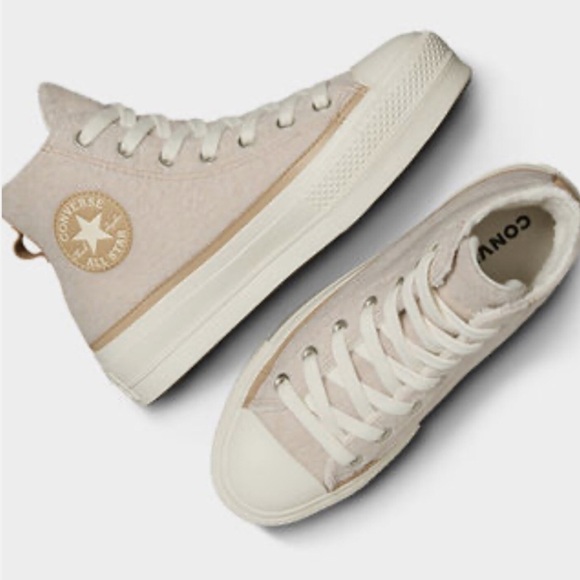 Chuck Taylor All Star Lift Platform Faux Mohair